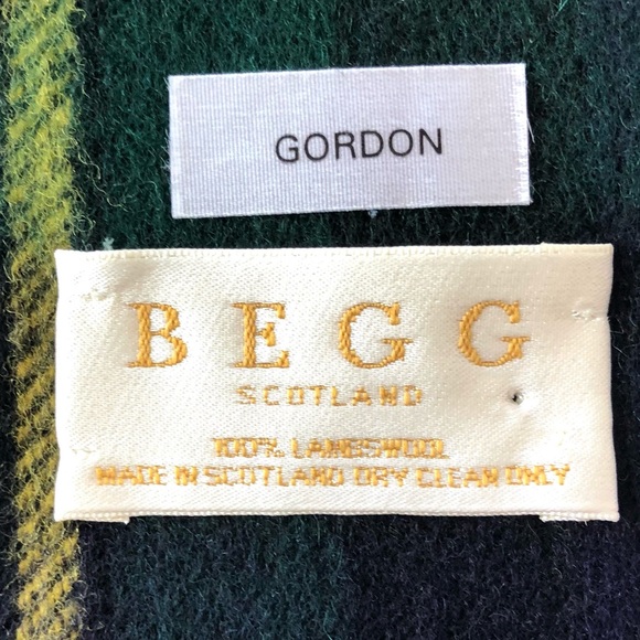 sales onlineshop 7mm BEGG of Scotland 100% Lambswool Scarf in Gordon ...